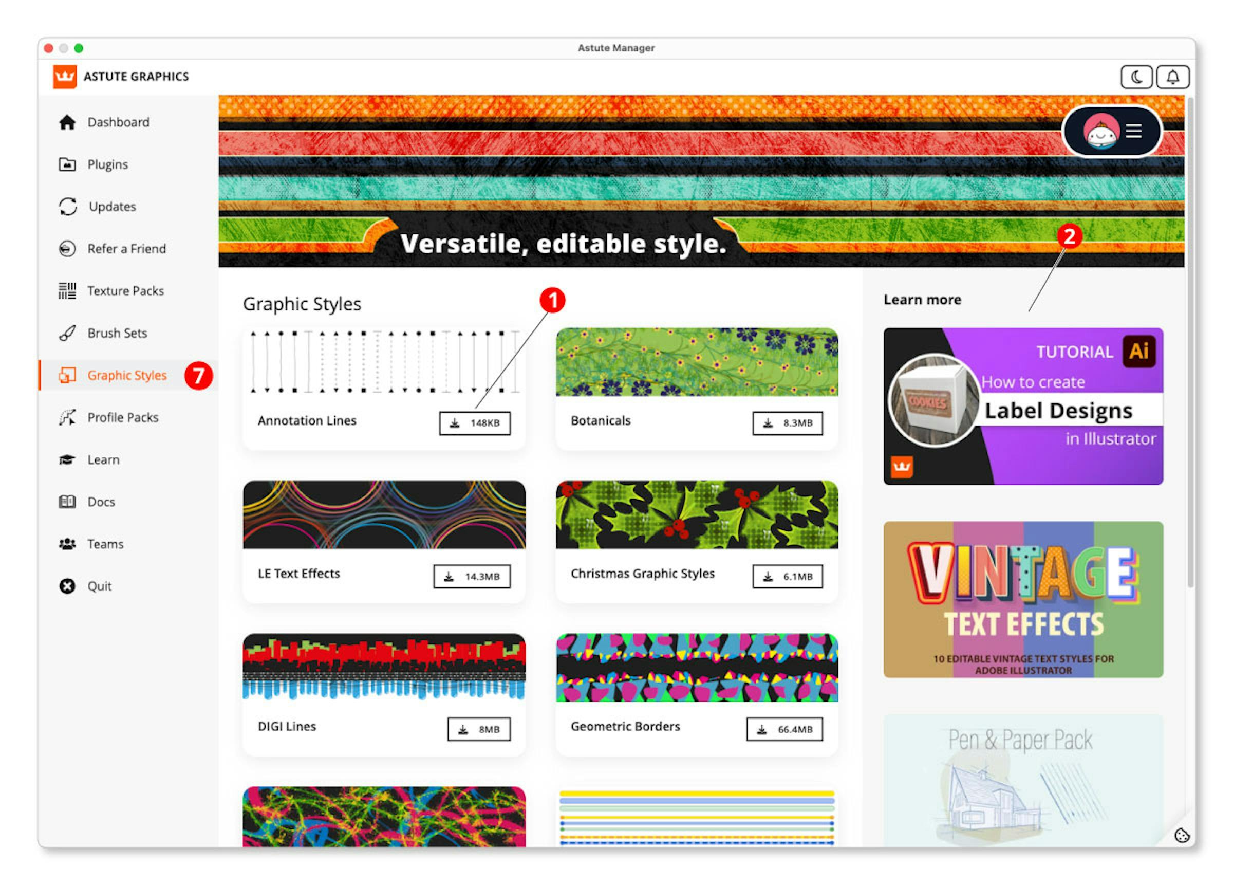 The Astute Manager | Astute Graphics Documentation