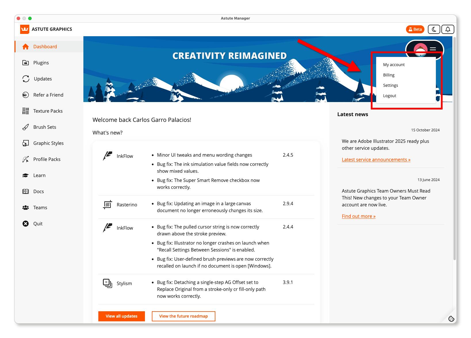 The Astute Manager | Astute Graphics Documentation