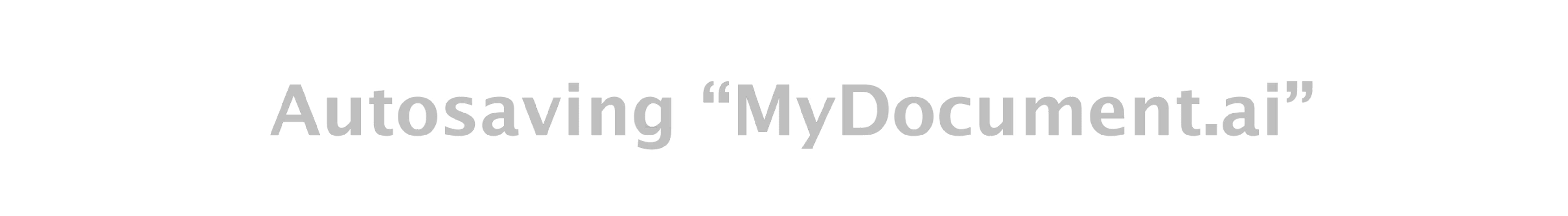 Autosaviour Overview | Astute Graphics Documentation