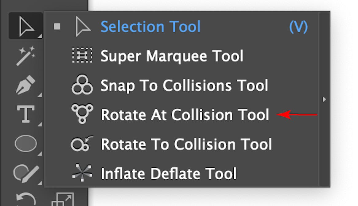Rotate at Collision Tool | Astute Graphics Documentation