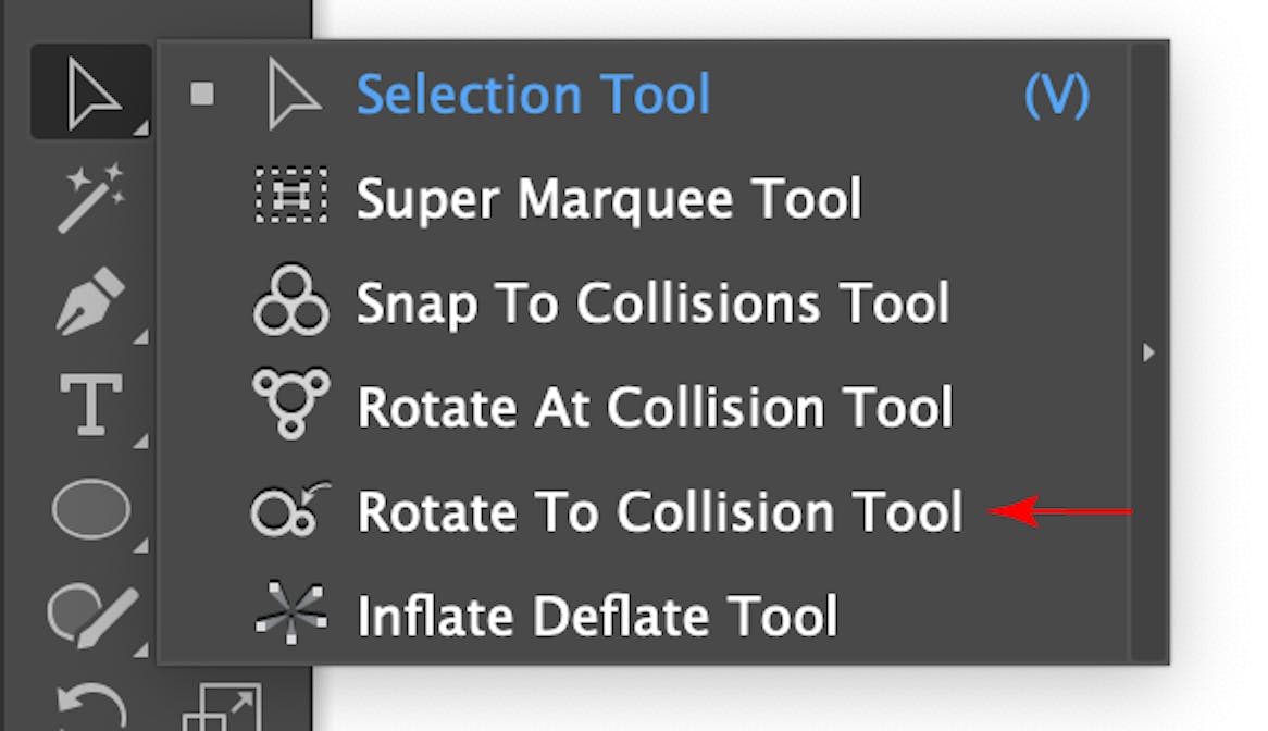 Rotate to Collision Tool | Astute Graphics Documentation