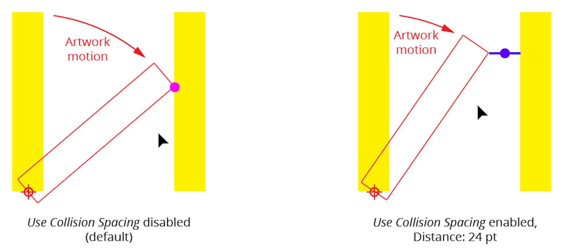 Rotate to Collision Tool | Astute Graphics Documentation