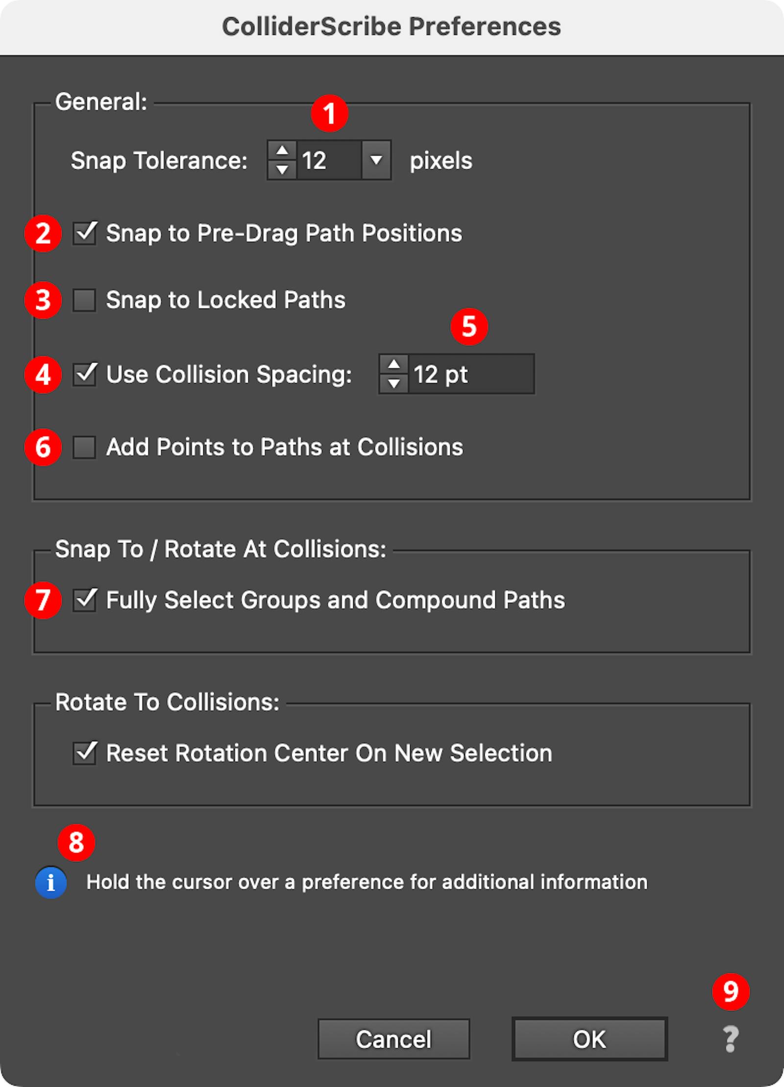 Snap to Collisions Tool | Astute Graphics Documentation
