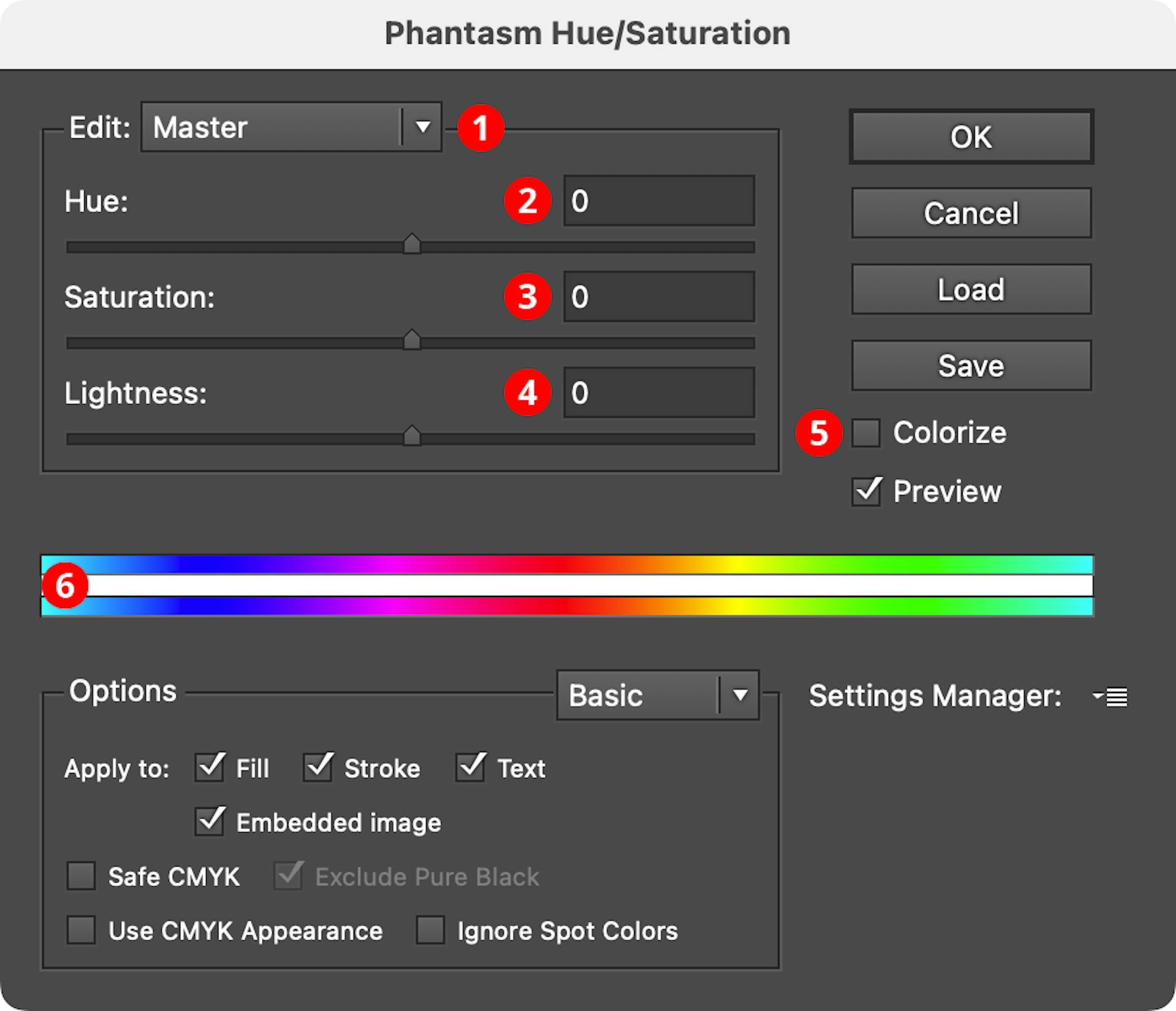 Hue/Saturation | Astute Graphics Documentation