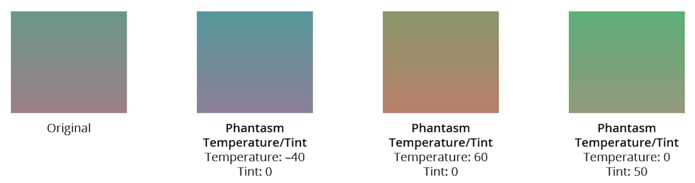 Temperature/Tint | Astute Graphics Documentation
