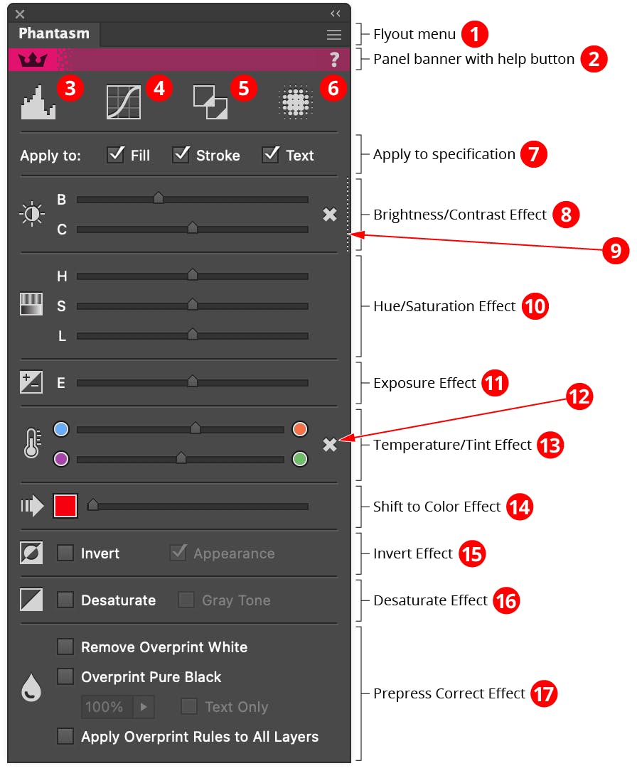 Phantasm Panel | Astute Graphics Documentation