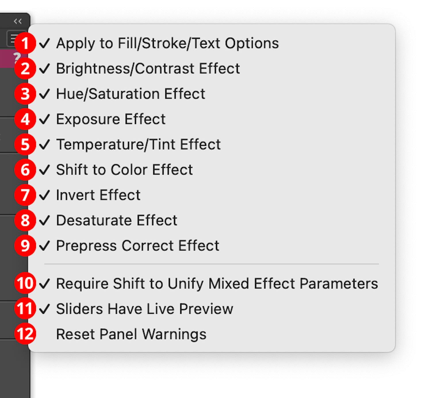 Phantasm Panel | Astute Graphics Documentation