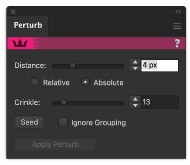Perturb Live Effect | Astute Graphics Documentation