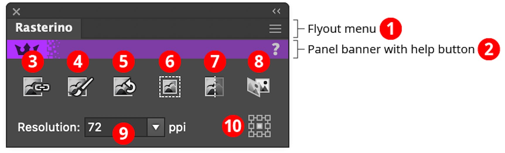 Rasterino Panel | Astute Graphics Documentation
