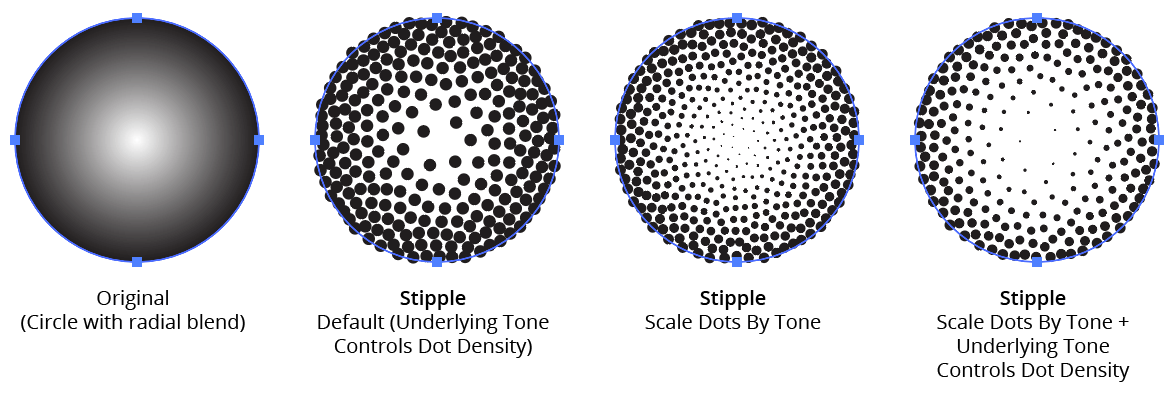 Stipple Live Effect | Astute Graphics Documentation
