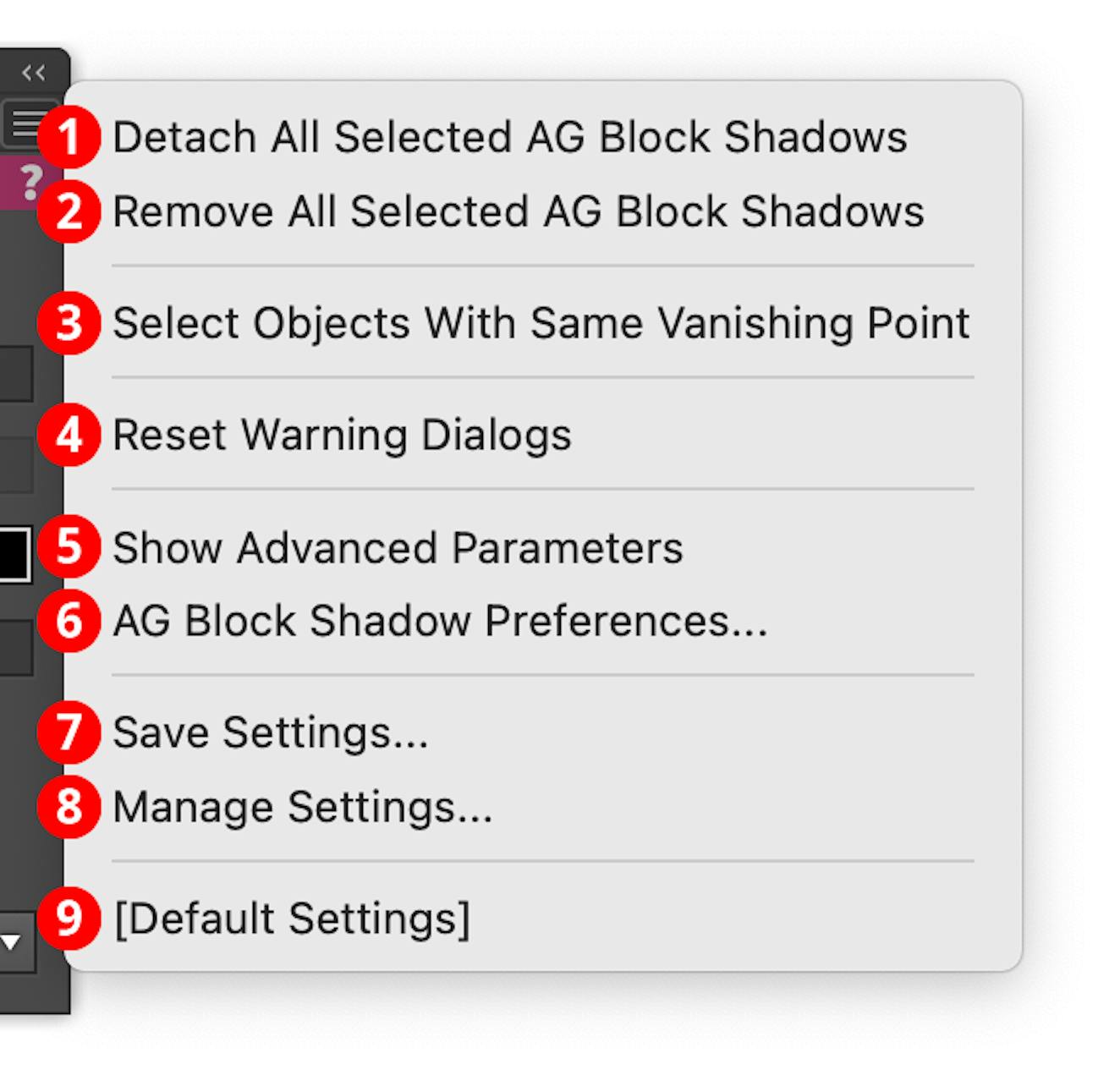 AG Block Shadow | Astute Graphics Documentation