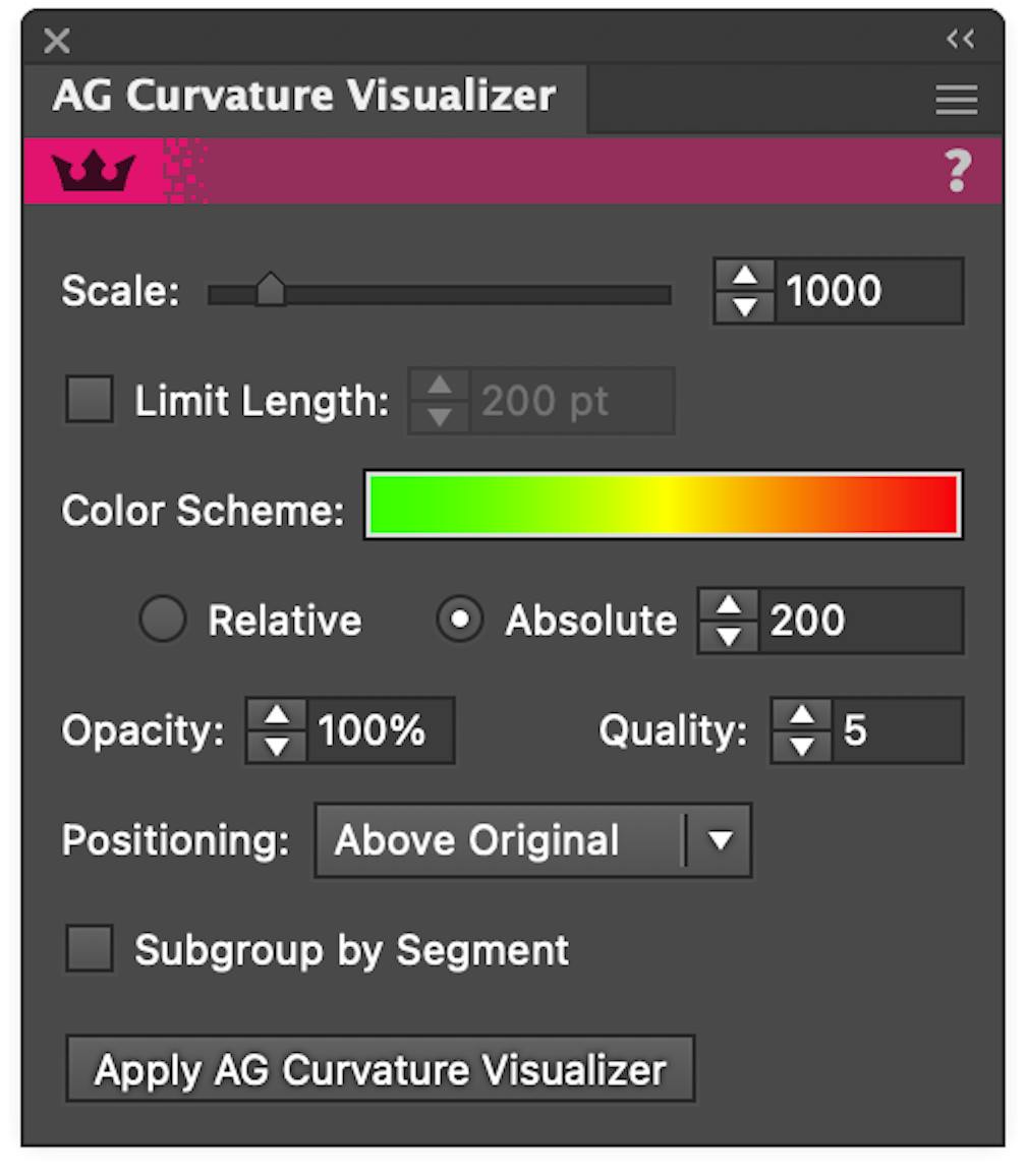 AG Curvature Visualizer Live Effect | Astute Graphics Documentation