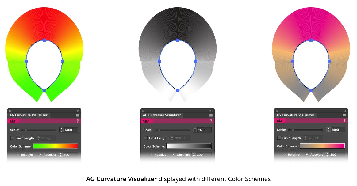 AG Curvature Visualizer Live Effect | Astute Graphics Documentation
