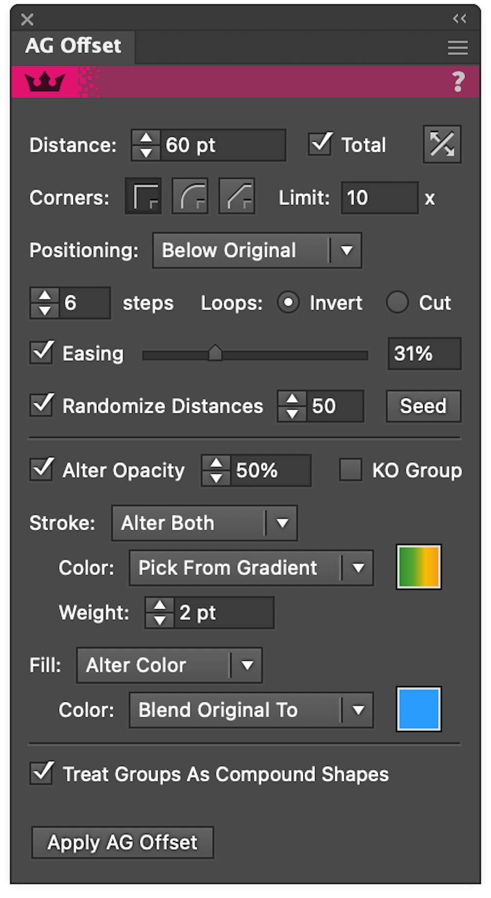 AG Offset | Astute Graphics Documentation