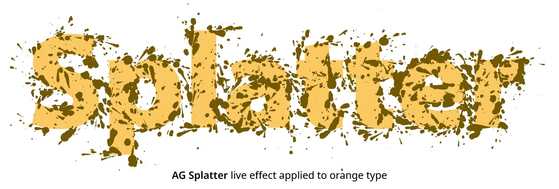 AG Splatter Live Effect | Astute Graphics Documentation