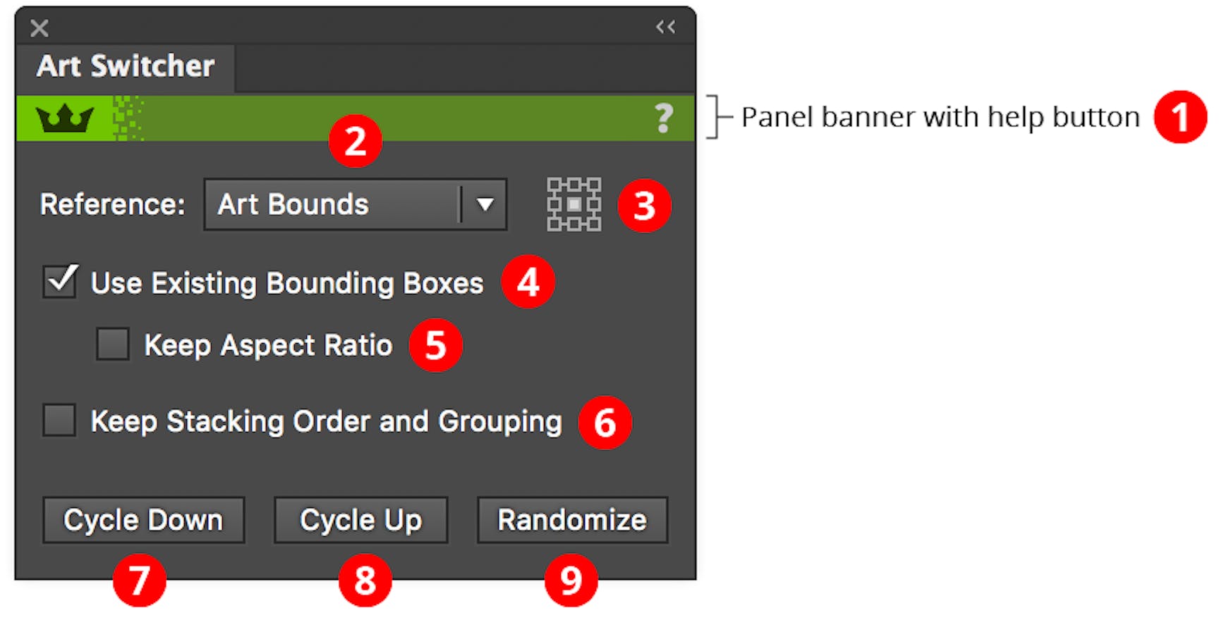 Art Switcher | Astute Graphics Documentation