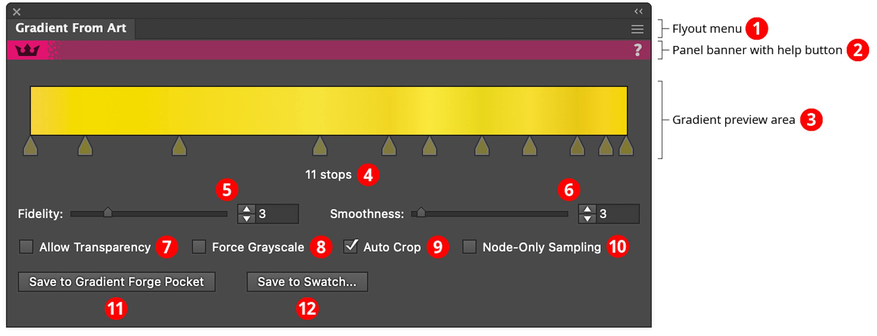 Gradient From Art Panel | Astute Graphics Documentation