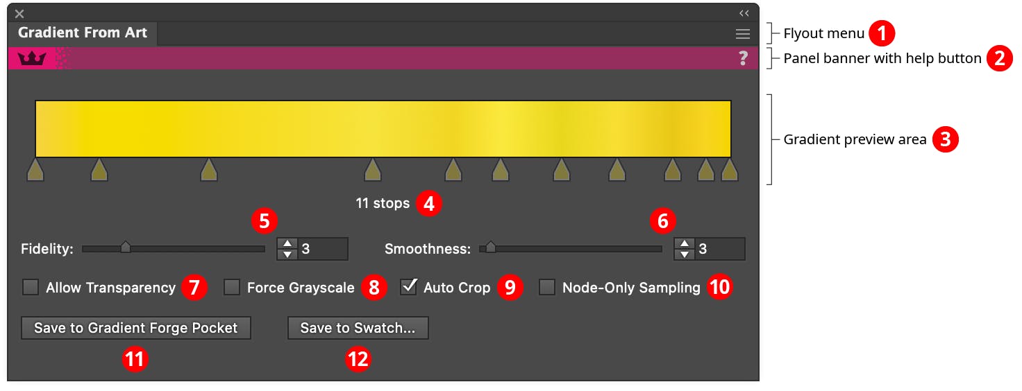 Gradient From Art Panel | Astute Graphics Documentation