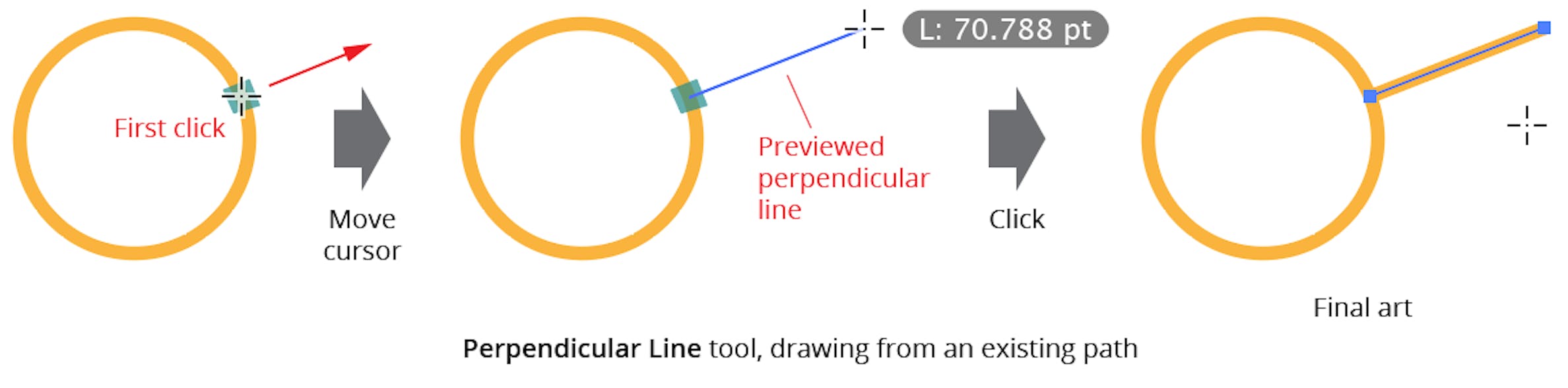 Perpendicular Line Tool | Astute Graphics Documentation