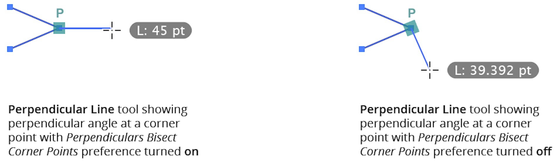 Perpendicular Line Tool | Astute Graphics Documentation