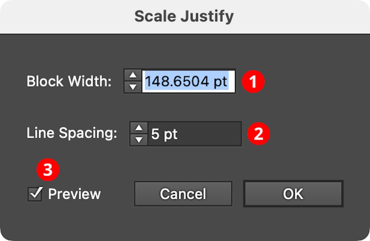 Scale Justify... | Astute Graphics Documentation