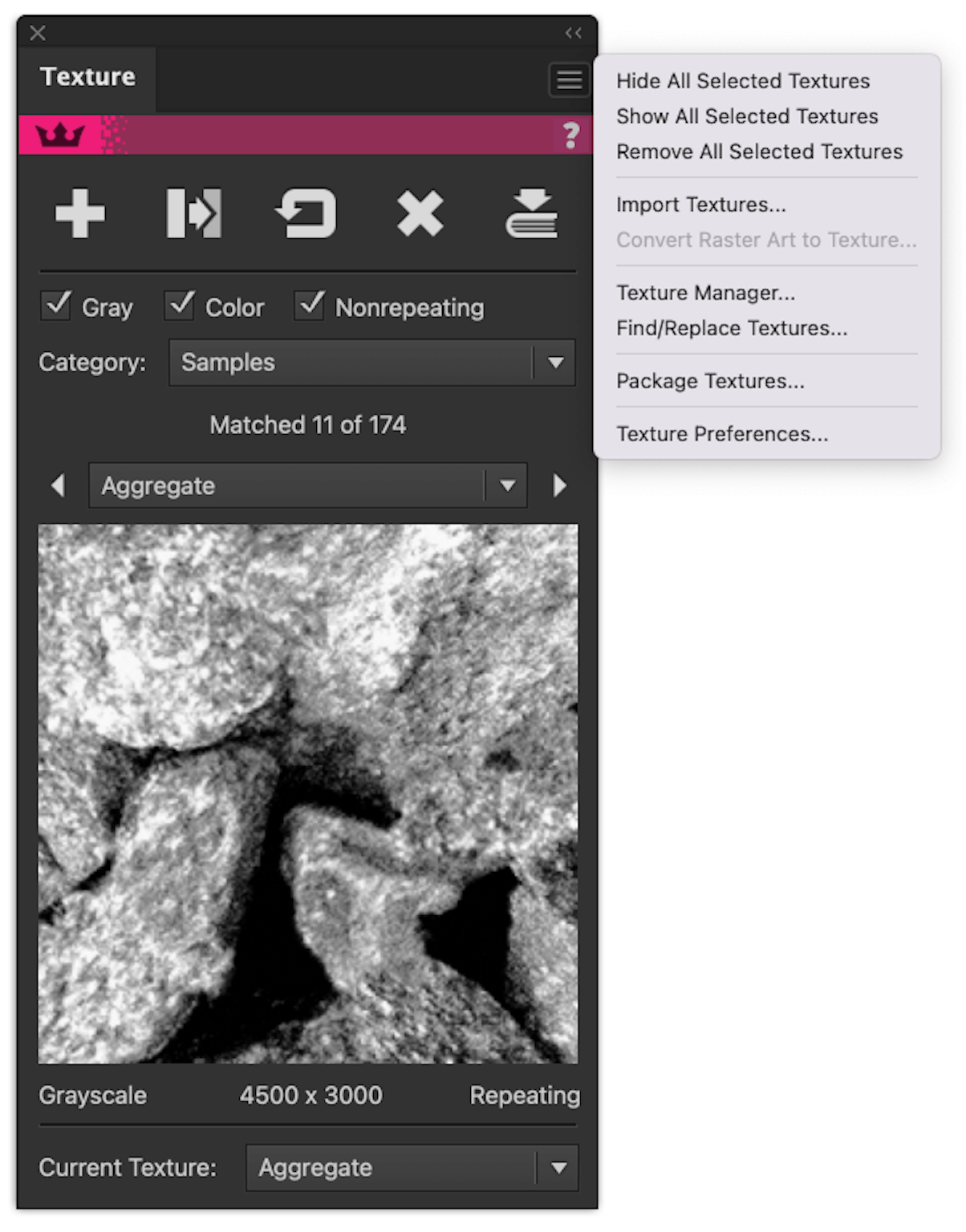 Texture Preferences | Astute Graphics Documentation