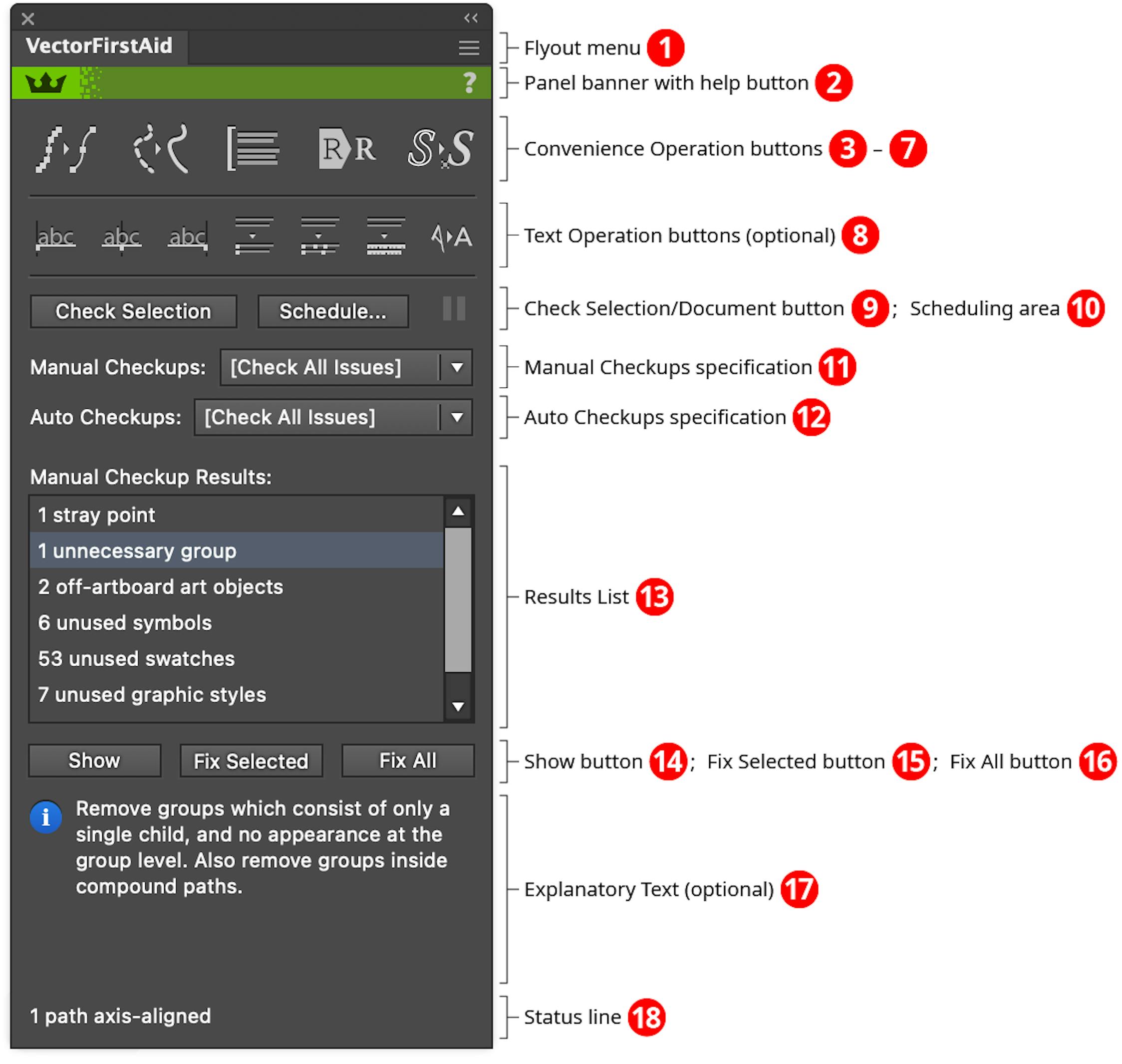 VectorFirstAid Panel | Astute Graphics Documentation