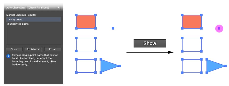 Show and Fix Buttons | Astute Graphics Documentation