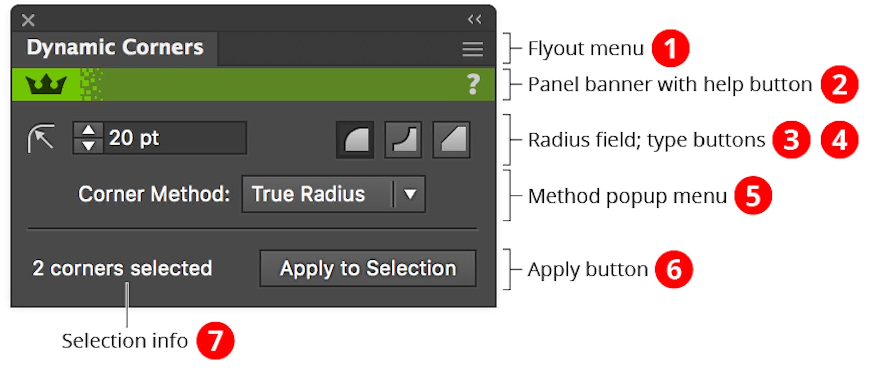 Dynamic Corners Panel | Astute Graphics Documentation