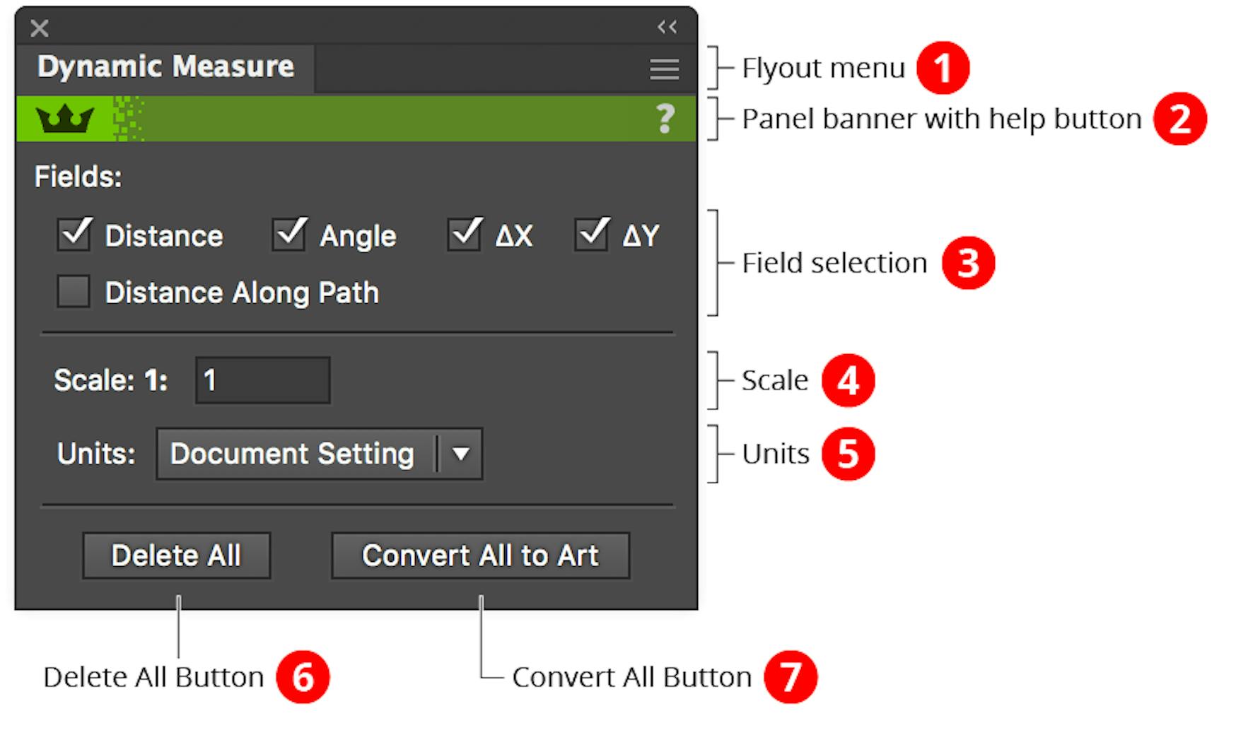 Dynamic Measure Panel | Astute Graphics Documentation