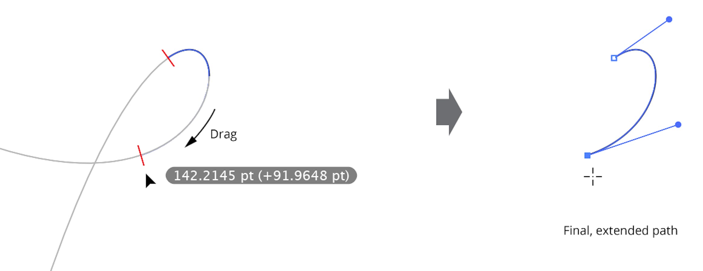 Extend Path Tool | Astute Graphics Documentation