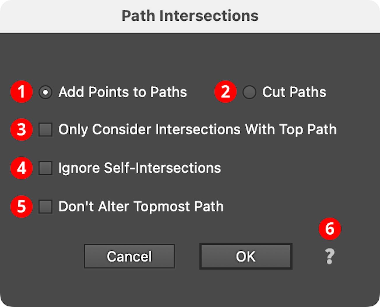 Path Intersections | Astute Graphics Documentation
