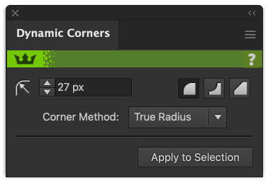 Dynamic Corners | Astute Graphics Documentation