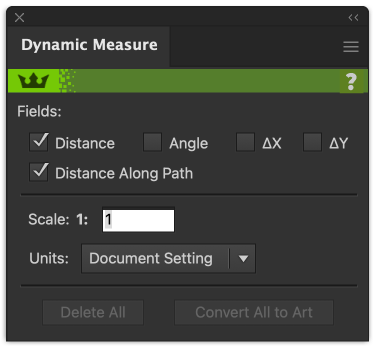 Dynamic Measure | Astute Graphics Documentation