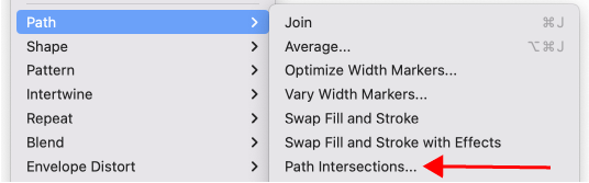 Path Intersections | Astute Graphics Documentation