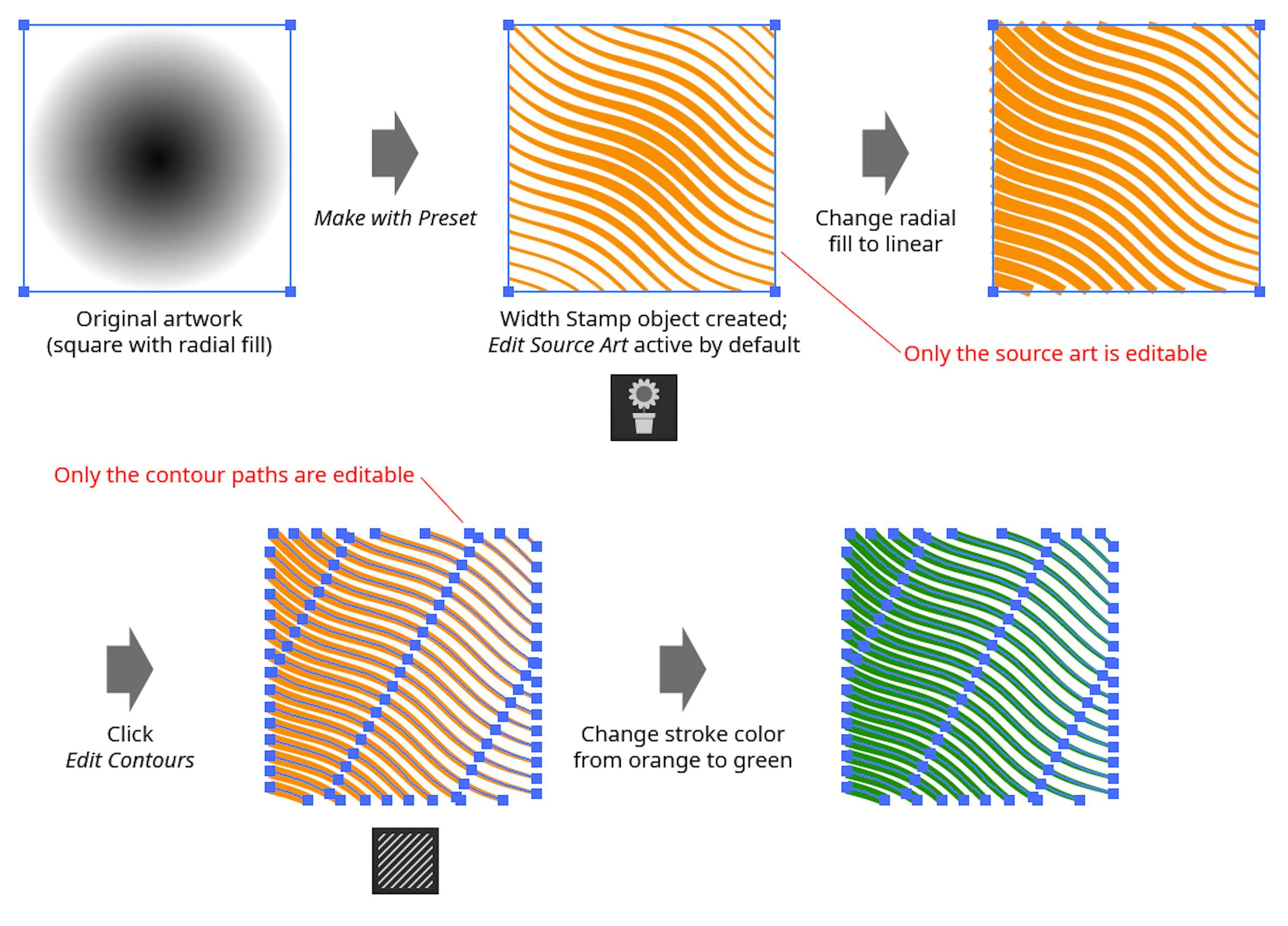 Width Stamp | Astute Graphics Documentation